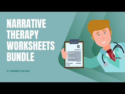 Narrative Therapy Worksheets Bundle | Editable / Fillable / Printable PDF Templates