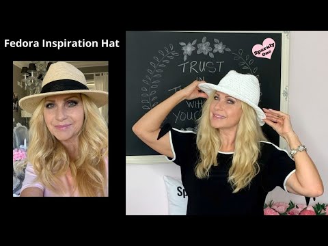 Crochet a Fedora Inspired Sun Hat
