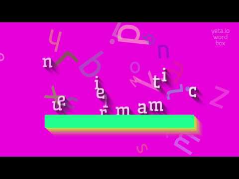 NEURILEMMATIC - HOW TO PRONOUNCE NEURILEMMATIC? #neurilemmatic