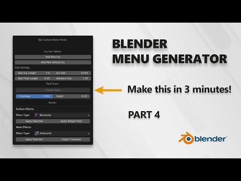 Blender 3d Menu Generator: Assign Shortcut For Custom Menu