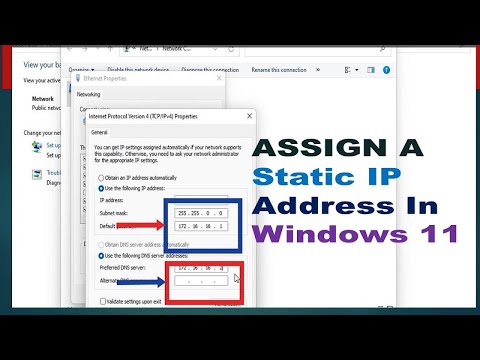 How to Configure & Assign Static IP Address in Windows 11