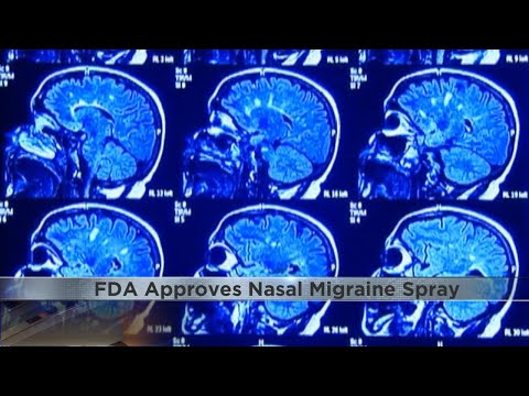FDA approves new nasal spray to treat migraine headaches in adults, Pfizer says
