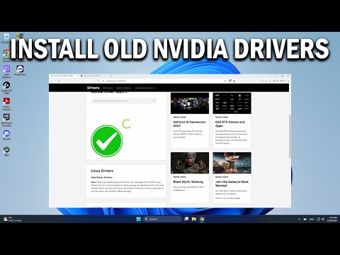 How To Download & Install Old NVIDIA Graphics Drivers In Windows - Easy Fix