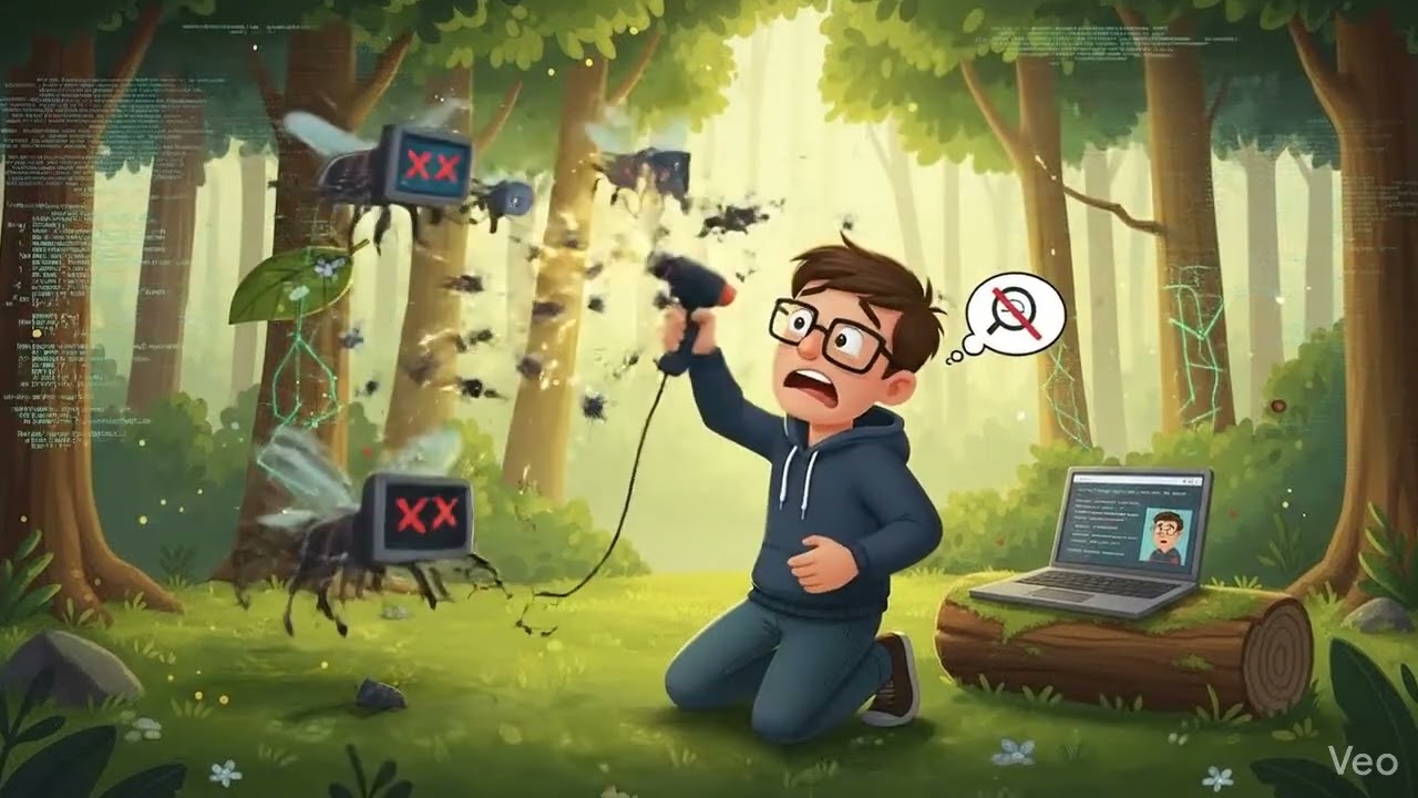 Programmers vs Nature: Too Many Bugs! 🐛💻