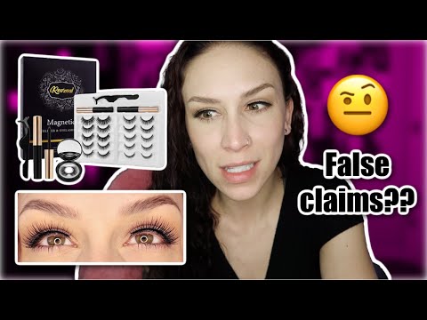 BRUTALLY Honest Magnetic Eyeliner/Eyelash Review! (Full Wear & Removal Test - Reazeal from AMAZON)