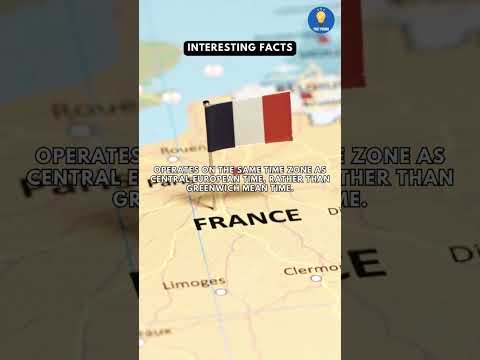 France's Time Zone ⏱️⏱️ #interestingfacts #france #amazingfacts #shorts