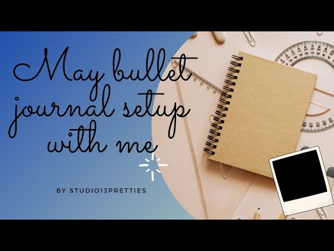 May bullet journal setup🐦
