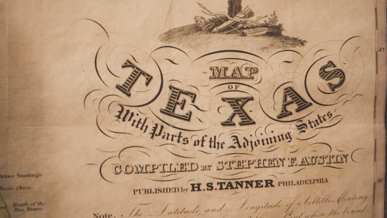 An Exclusive Look at the First Map of Texas | Texas A&M Today
