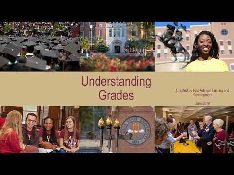 FSU Grades and GPA Overview