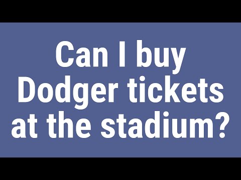Can I buy Dodger tickets at the stadium?