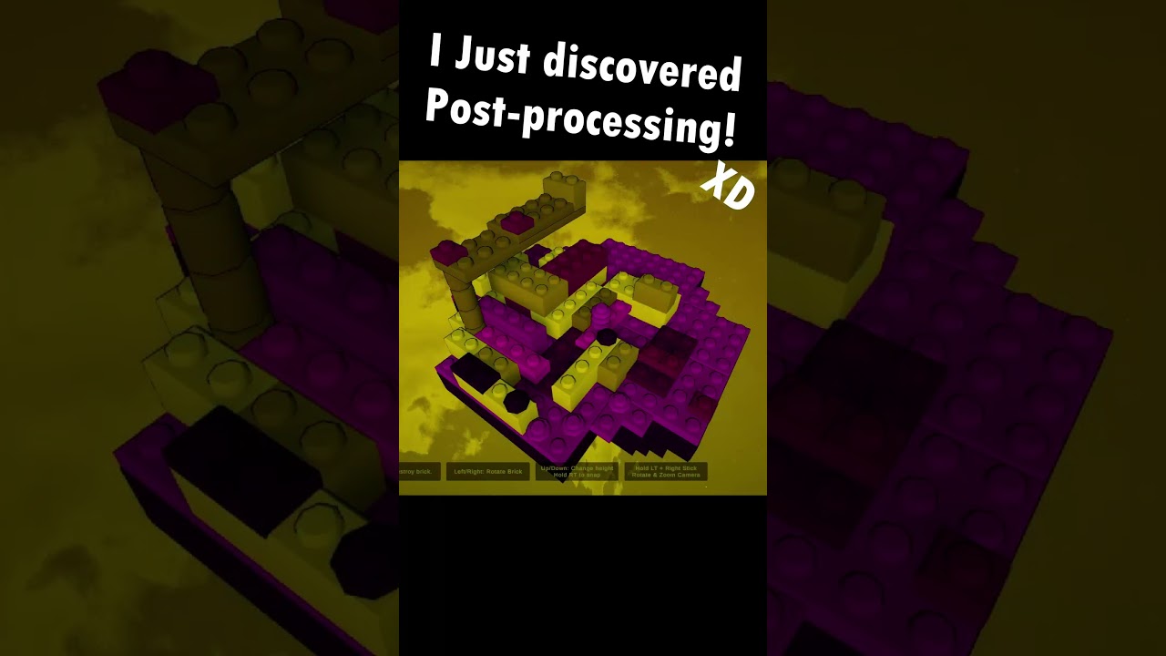 I just learnt about post-processing effects in Unity