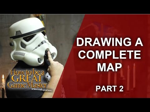 Great GM - How to draw a map for your one shot rpg adventure - Game Master GM Tips