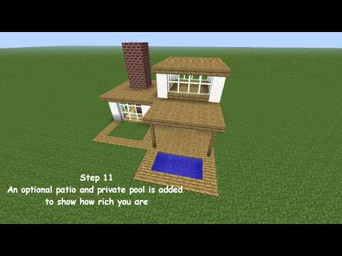 Begginer Modern House Tutorial Minecraft Blog