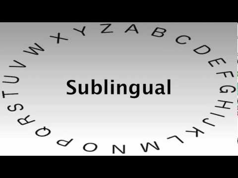 SAT Vocabulary Words and Definitions — Sublingual