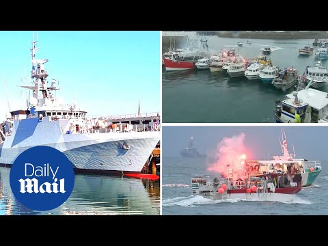 Jersey fishing row: French fishermen set up blockade as UK-France tensions escalate