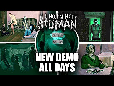 No, I'm not a Human - Full Game Demo Walkthrough & Ending (Showcase)