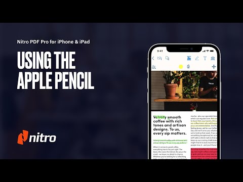 Nitro PDF Pro for iPhone & iPad: Apple Pencil
