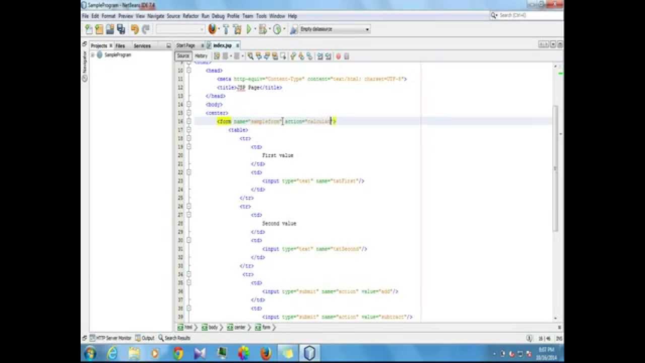 Using multiple submit buttons on a single form