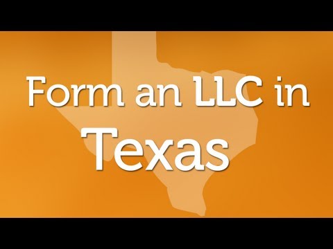 Forming an LLC in Texas