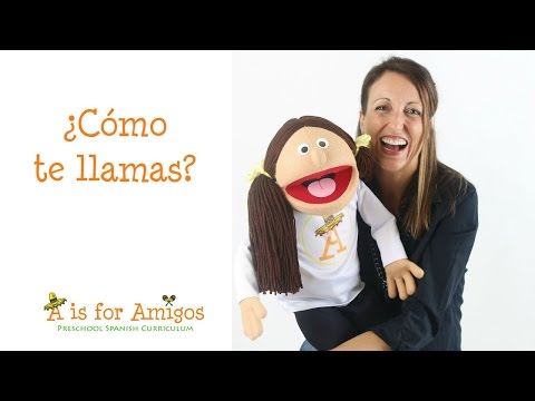 ¿Cómo te llamas? Spanish lesson for children
