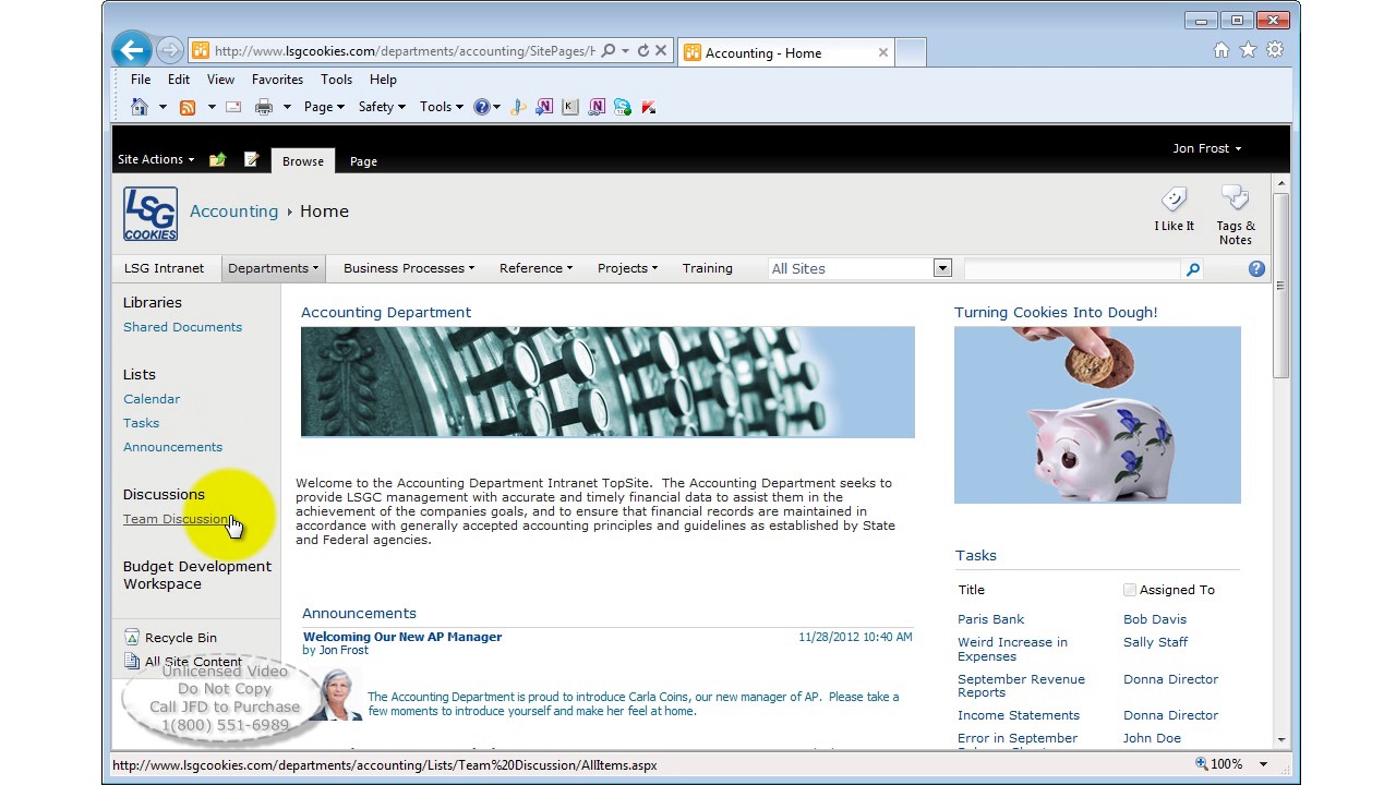 Secondary Navigation - SP2010
