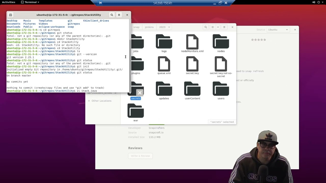 How To:  Initialize a Git Repository and add then commit project artifacts