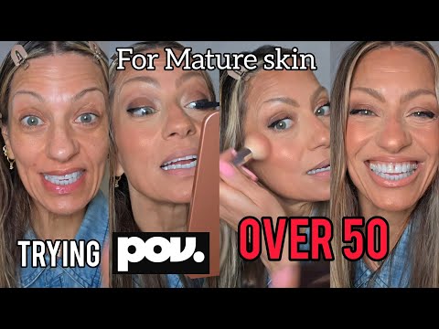 POV beauty by Mikalya Nogueira on Mature Skin Over 50! Makeup tutorial using New Products
