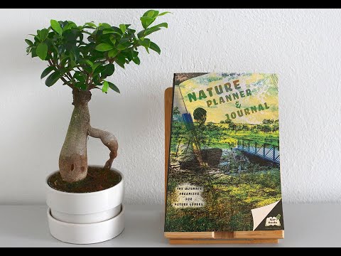 Nature Planner & Journal Flip-Through, Document the outdoors, Daily organizer, Draw the Environment