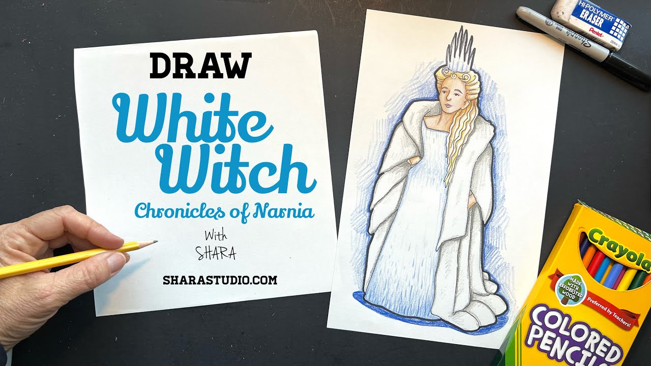 How to draw the white witch