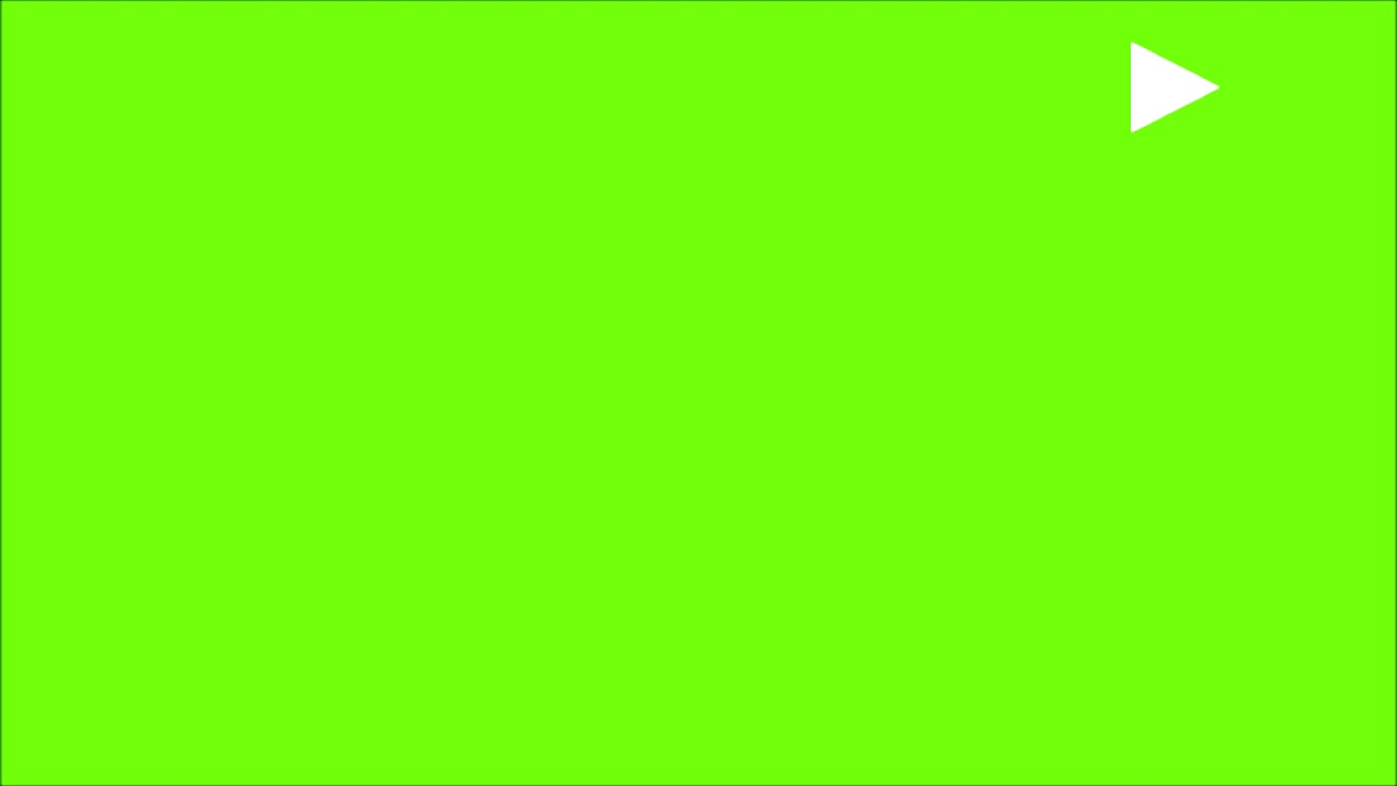 Play icon green screen