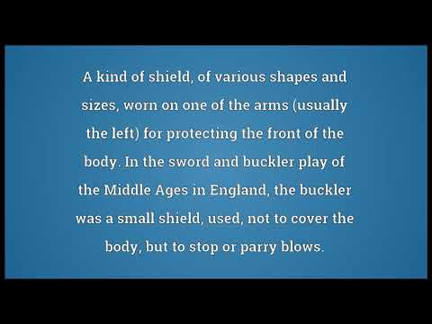 Buckler Meaning