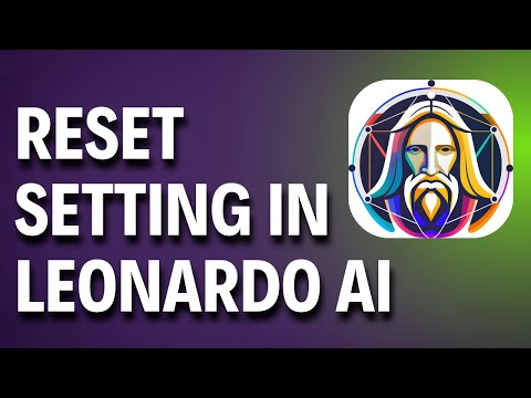 How to Reset Account Setting in Leonardo Ai
