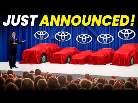 Toyota CEO Reveals 5 New Car Models For 2026 & STUNS The Entire Car Industry!