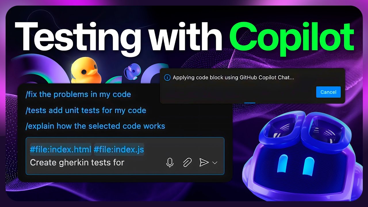 Testing with GitHub Copilot