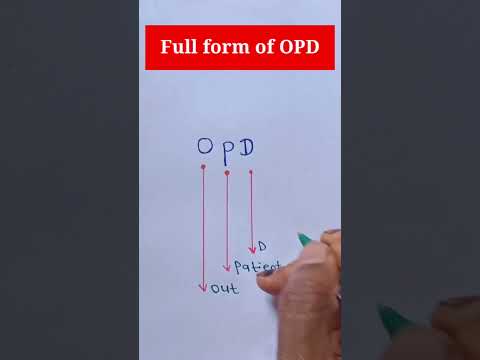 Full form of OPD.#learning #shorts