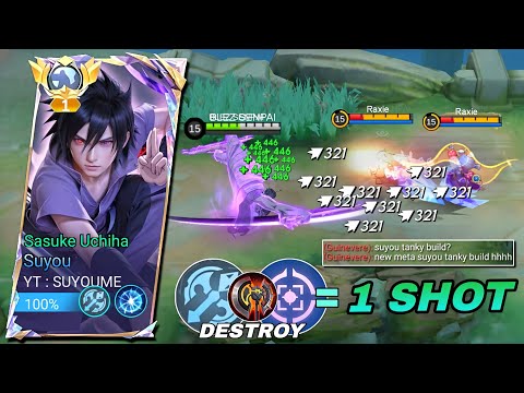 GLOBAL SUYOU TRY BUILD TANKY IN EXP LANE!! SUYOU NEW STRONGER META EXP 2025!! (Hard Game!!) - MLBB