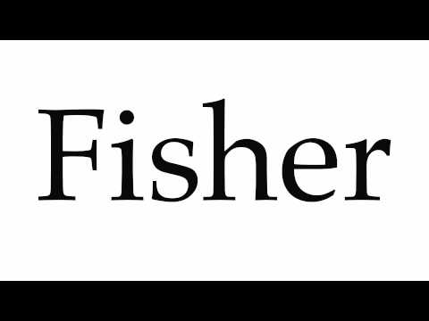 How to Pronounce Fisher