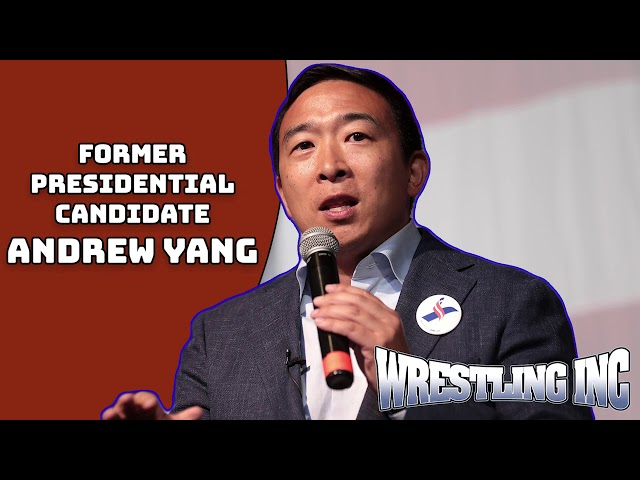 Andrew Yang on how the US Presidential election can affect WWE wrestlers Andrew Yang on how the US Presidential election can affect WWE wrestlers