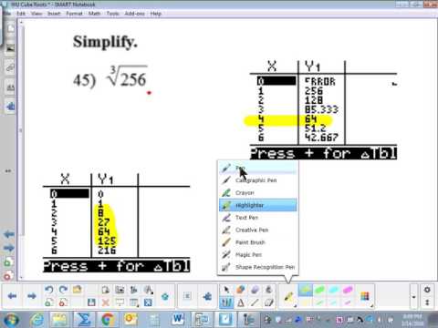 Simplifying Cube Roots