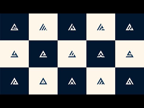 15 Triangle Logo Concepts with Lines - Adobe Illustrator CC