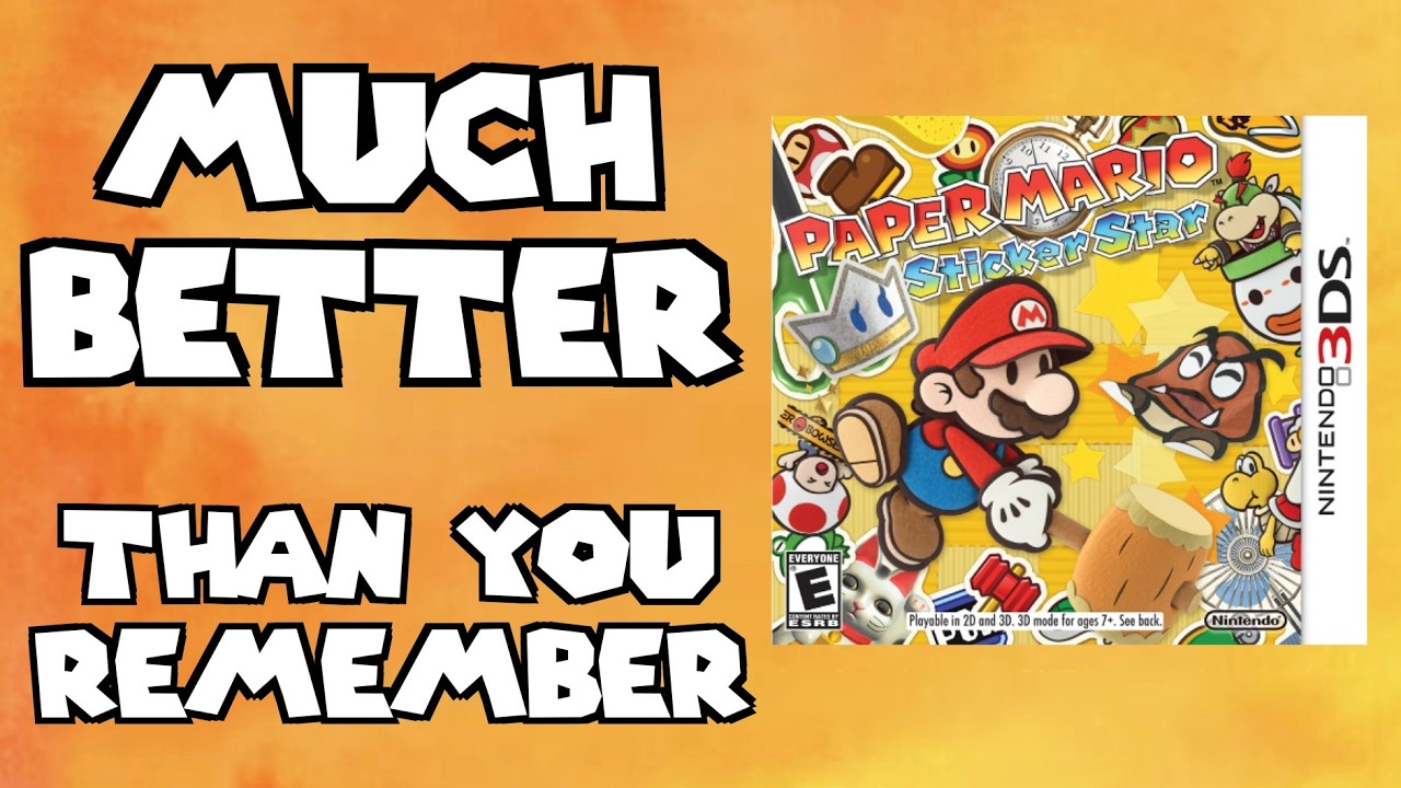 Paper Mario Sticker Star is Good, actually