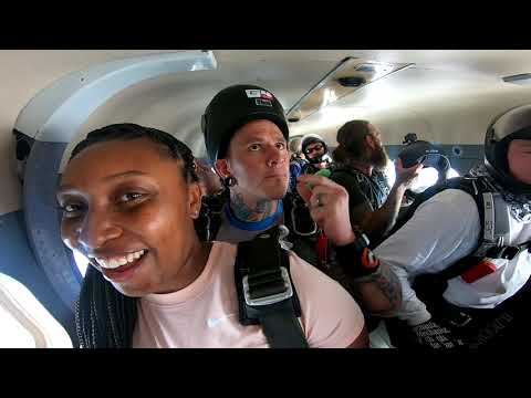 Tandem Skydiving! Erica from Atlanta, GA at Skydive Georgia!