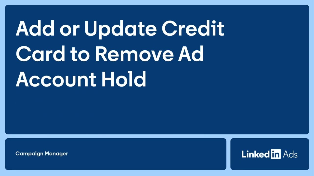 Add or Update Billing Information