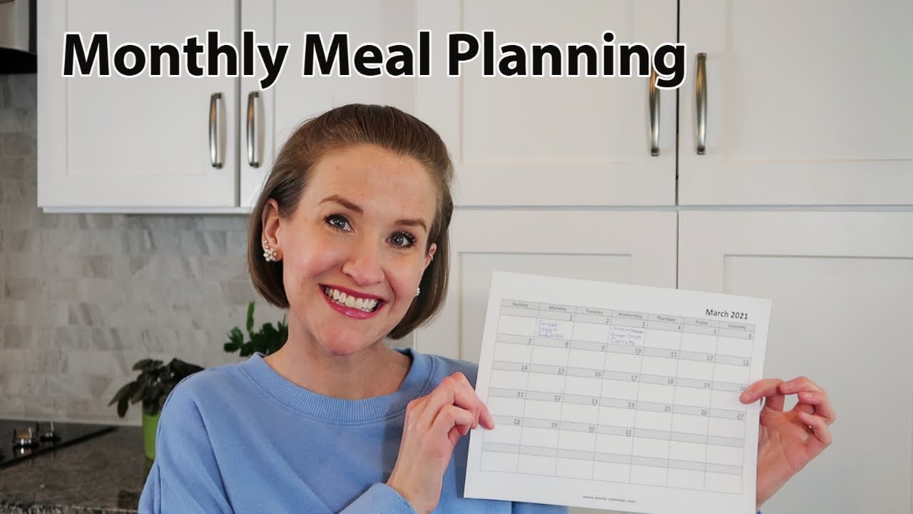 HOW TO MEAL PLAN MONTHLY (to save money) | Frugal Living