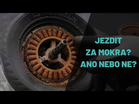 Můžeme jezdit na elektrokoloběžce za mokra?