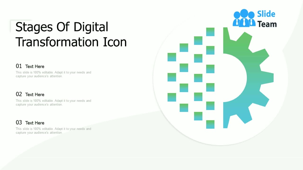 Stages Of Digital Transformation Icon