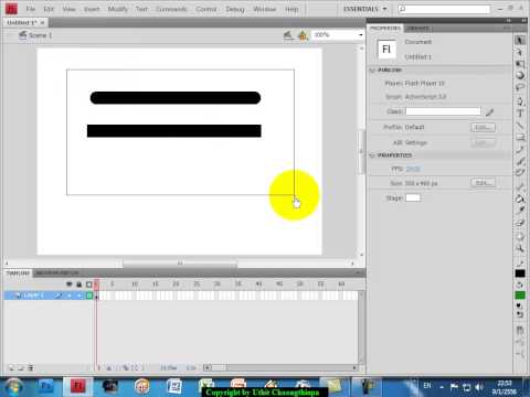 การใช้เครื่องมือ Line Tool | เรียนคอมพิวเตอร์กับทีชเชอร์อุทิศ