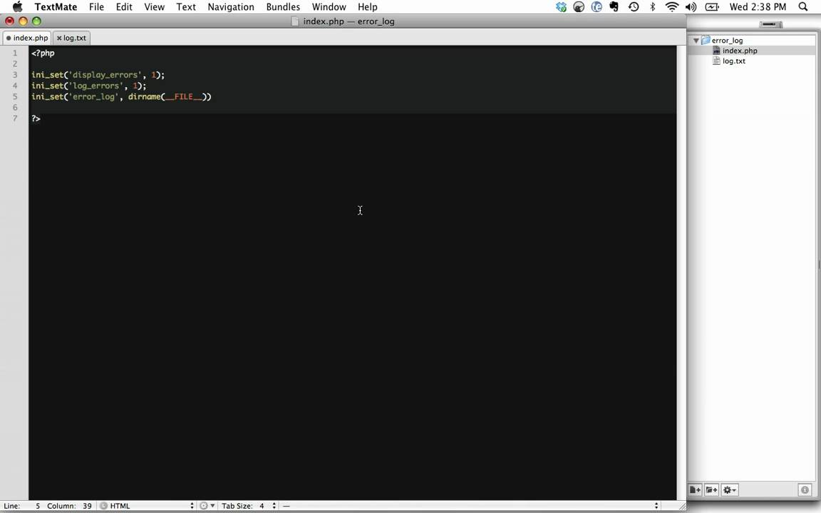 How to Log Errors to a Text File with PHP
