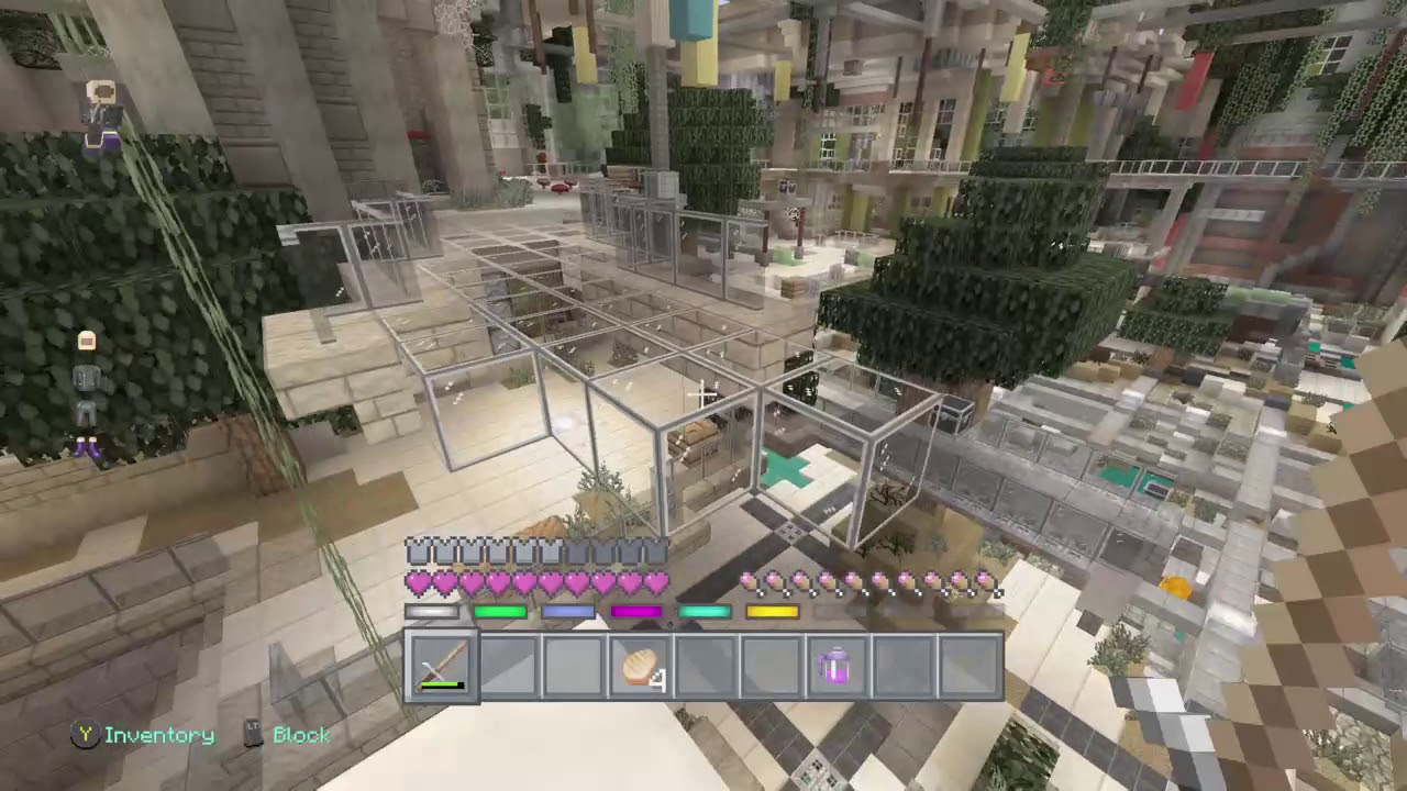 Minecraft console - battle mini game ruin map