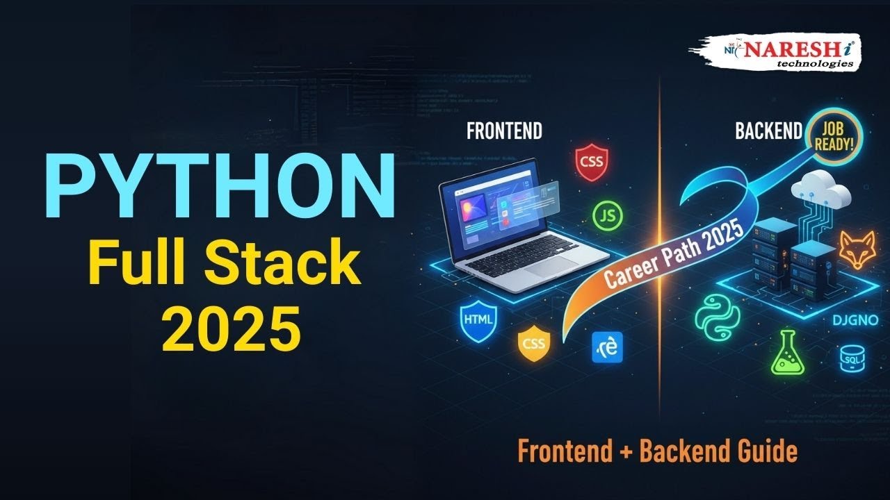 Complete Python Full Stack Developer Career Path 2025  Frontend Backend Web Development Guide